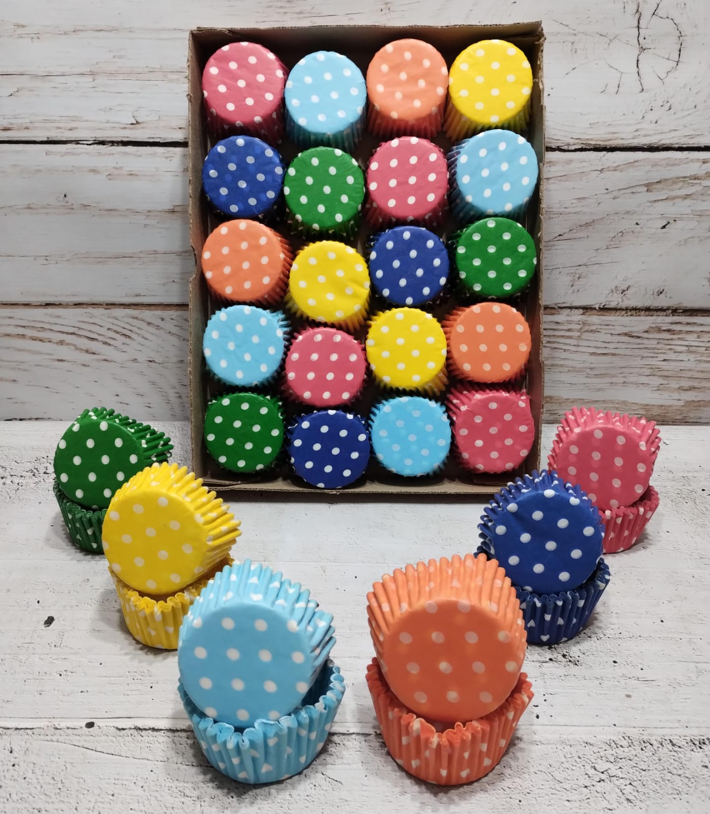 Pirotines Fantasía Lunares Colores Surtidos N° 10 – Caja x 500 unid ...