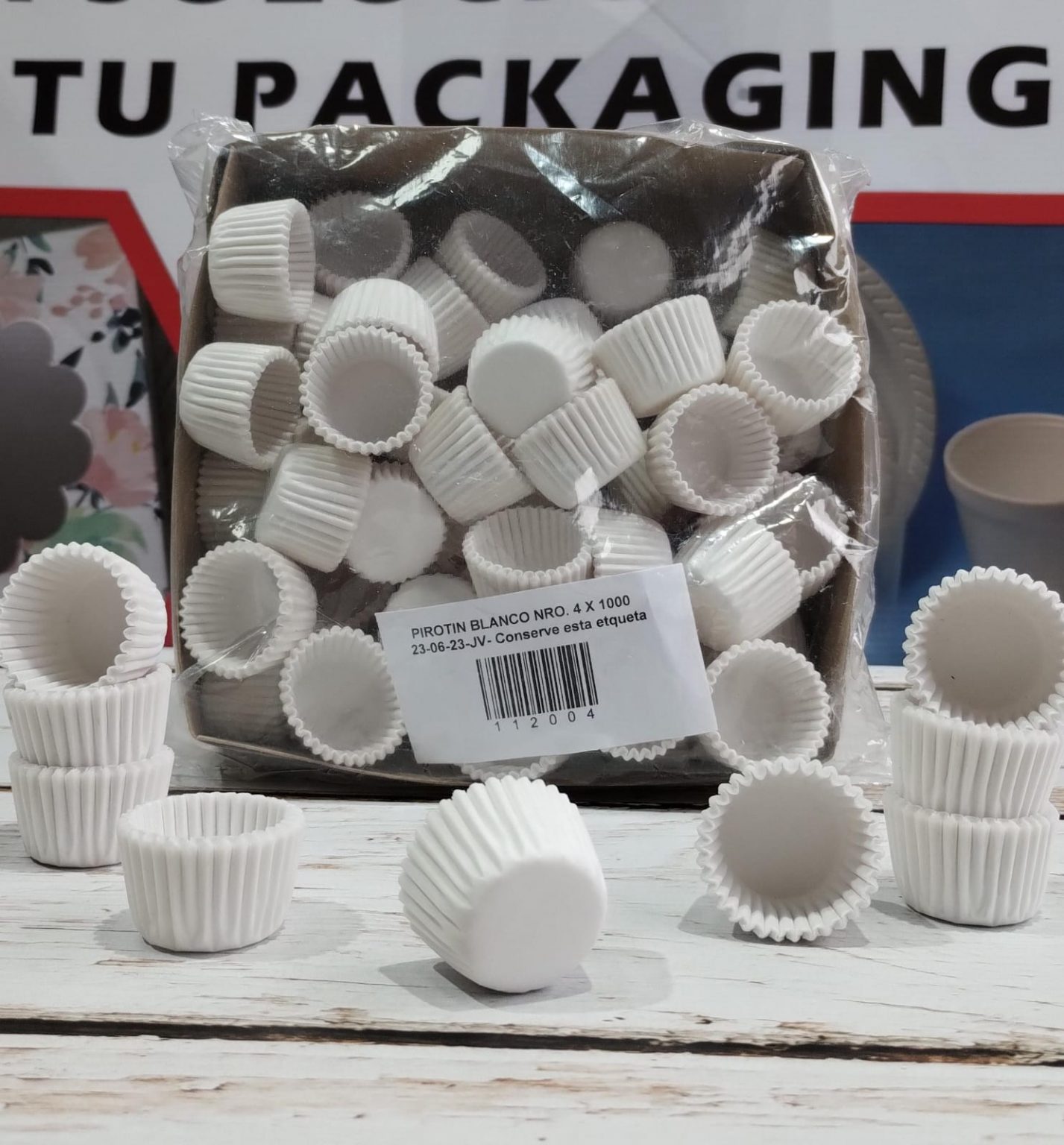 Pirotines comunes Nro. 4 Caja x 1000u. 50 atados – Redma Nort